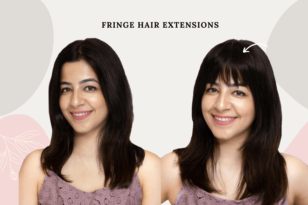 Fringe Hair Extensions – Clip-In Bangs for Instant Makeover | The ...